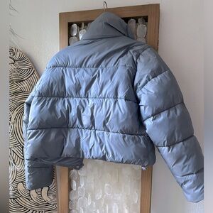 ALO Yoga | Jackets & Coats | Alo M Gold Rush Puffer Jacket Steel Blue ...